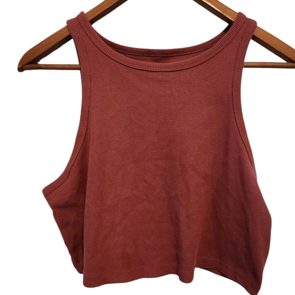 wild fable | Tops | Wild Fable Terracotta Ribbed Tank Top | Poshmark